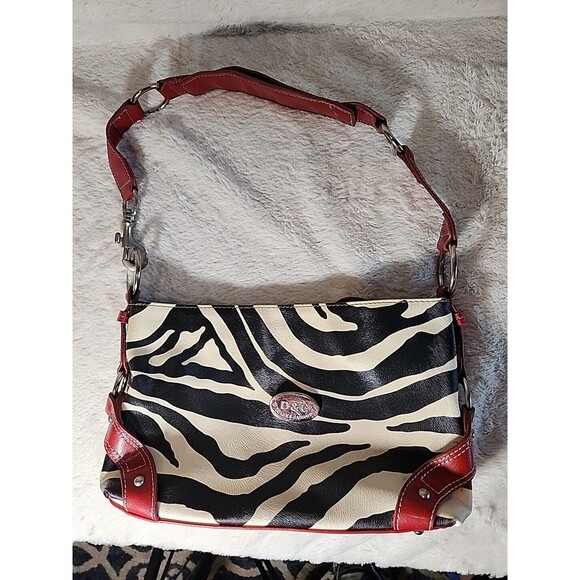 Dolce & Gabbana | Bags | Dolce Gabbana Handbag Purse Faux Zebra Print ...